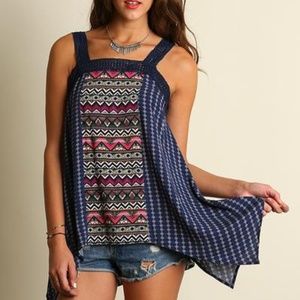 Umgee Tops | Ice Blue Sweater Tank | Poshmark